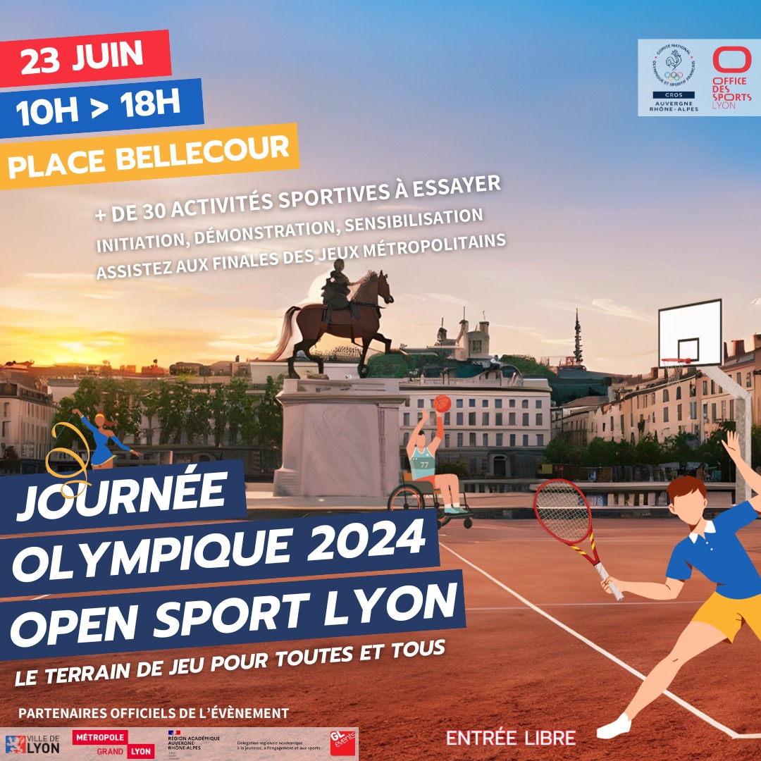 Journée Olympique 2024 - Open Sport Lyon - Office des Sports de Lyon