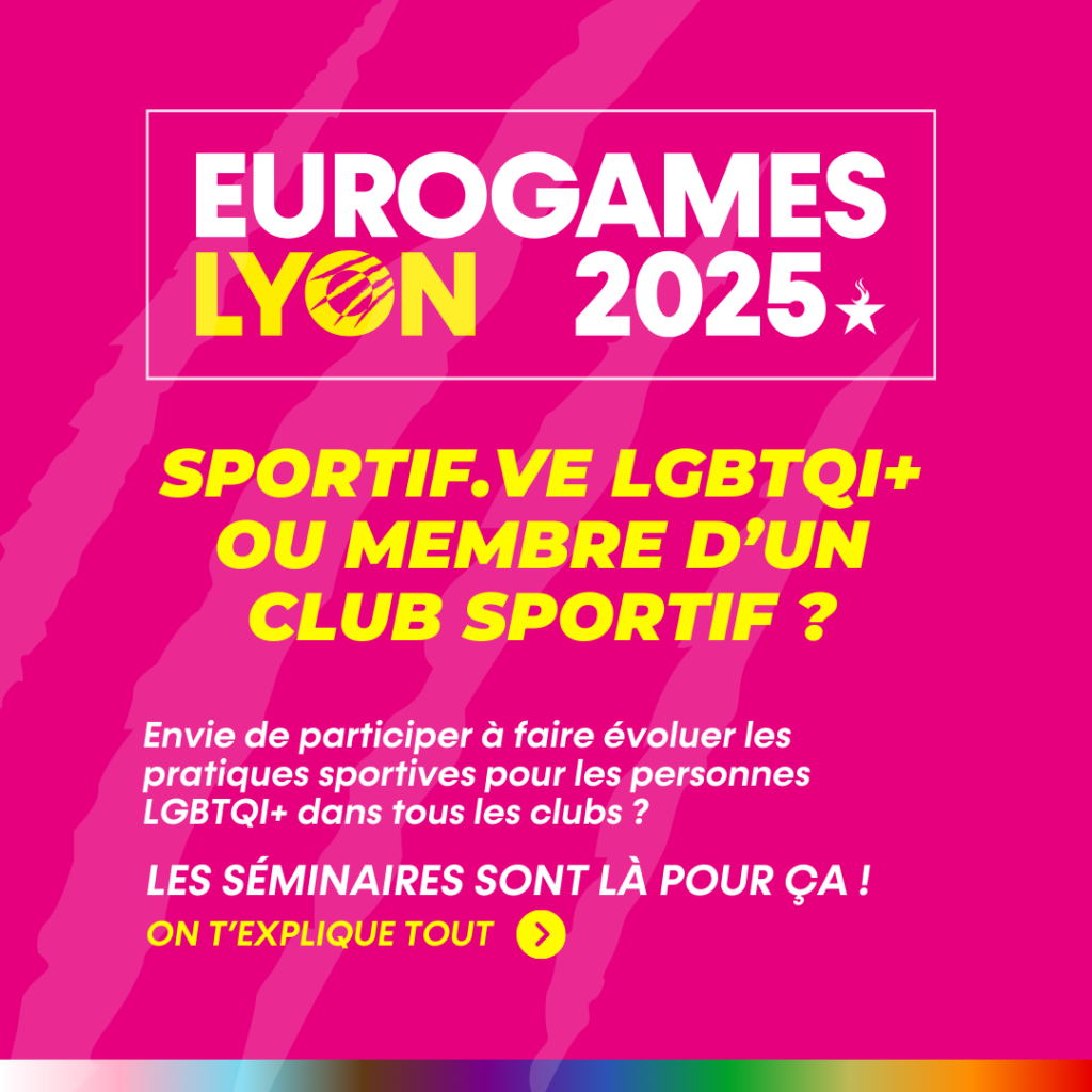 Séminaires - EuroGames Lyon 2025 - Office des Sports de Lyon